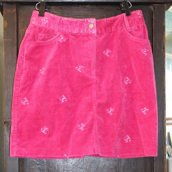 Bushwacker | Skirts | Bushwacker Vintage Pink Corduroy Skirt With ...